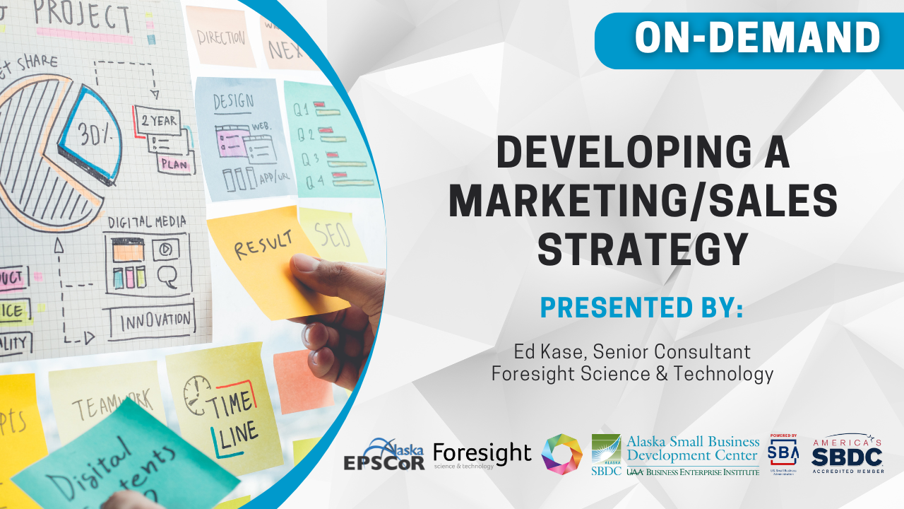 Developing a Marketing/Sales Strategy (SBIR) | Alaska Small Business ...