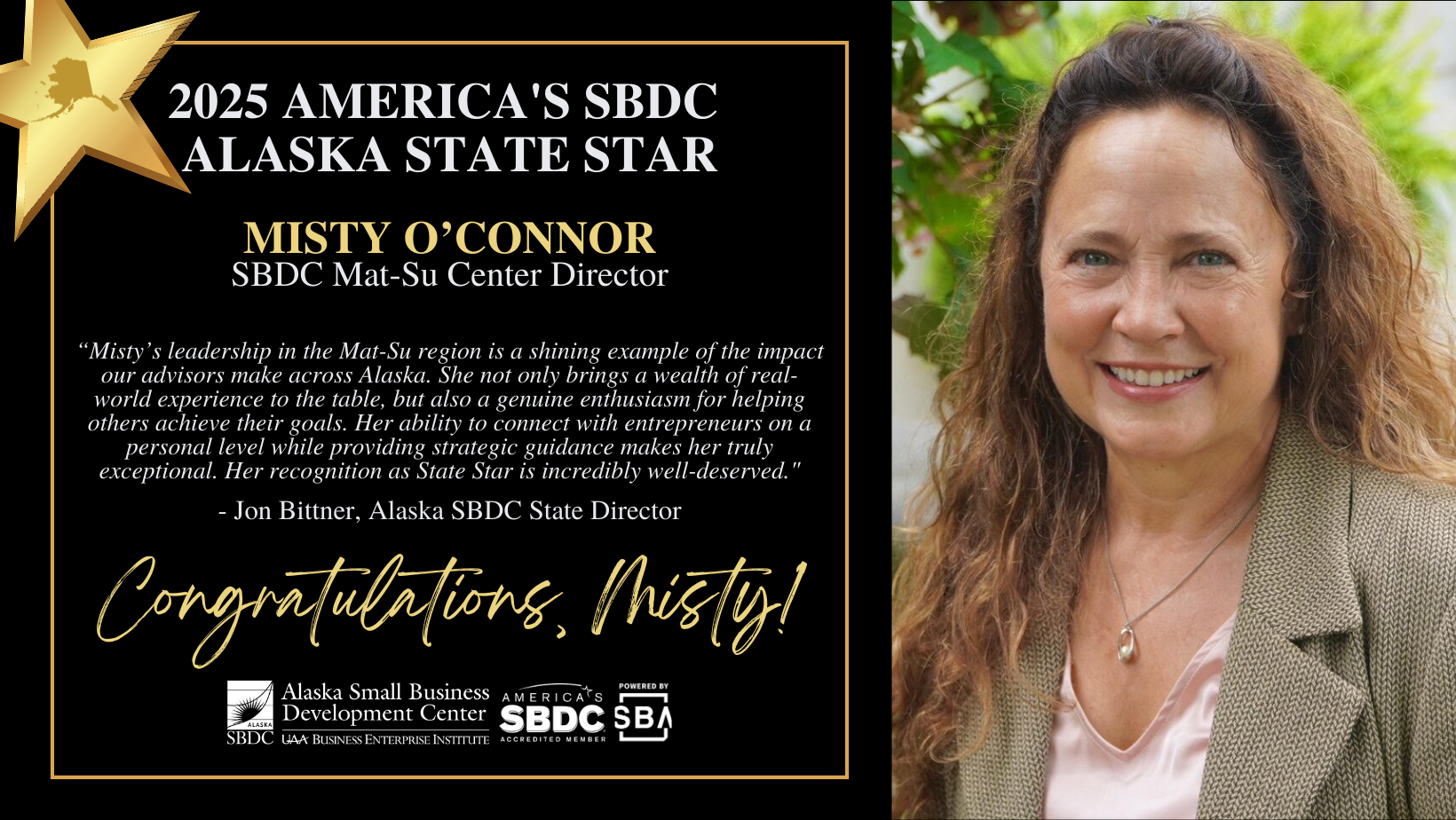 Alaska SBDC Mat-Su Center Director Named America’s SBDC 2025 Alaska ...